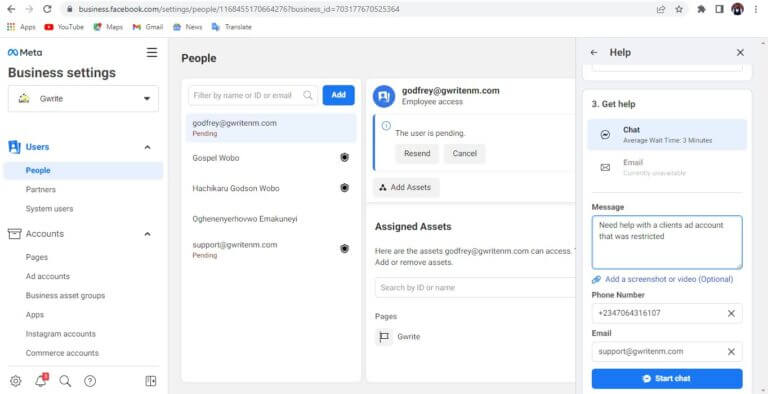 How to contact Meta Business Support Team on Facebook - GWRITE