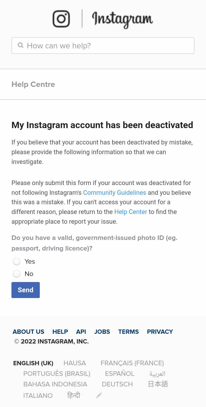 How to Recover a Disabled Instagram Account - GWRITE